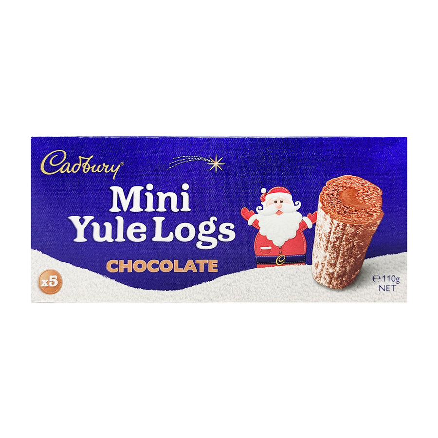 Cadbury Mini Yule Logs Chocolate 5 Pack 110g – Blighty's British Store