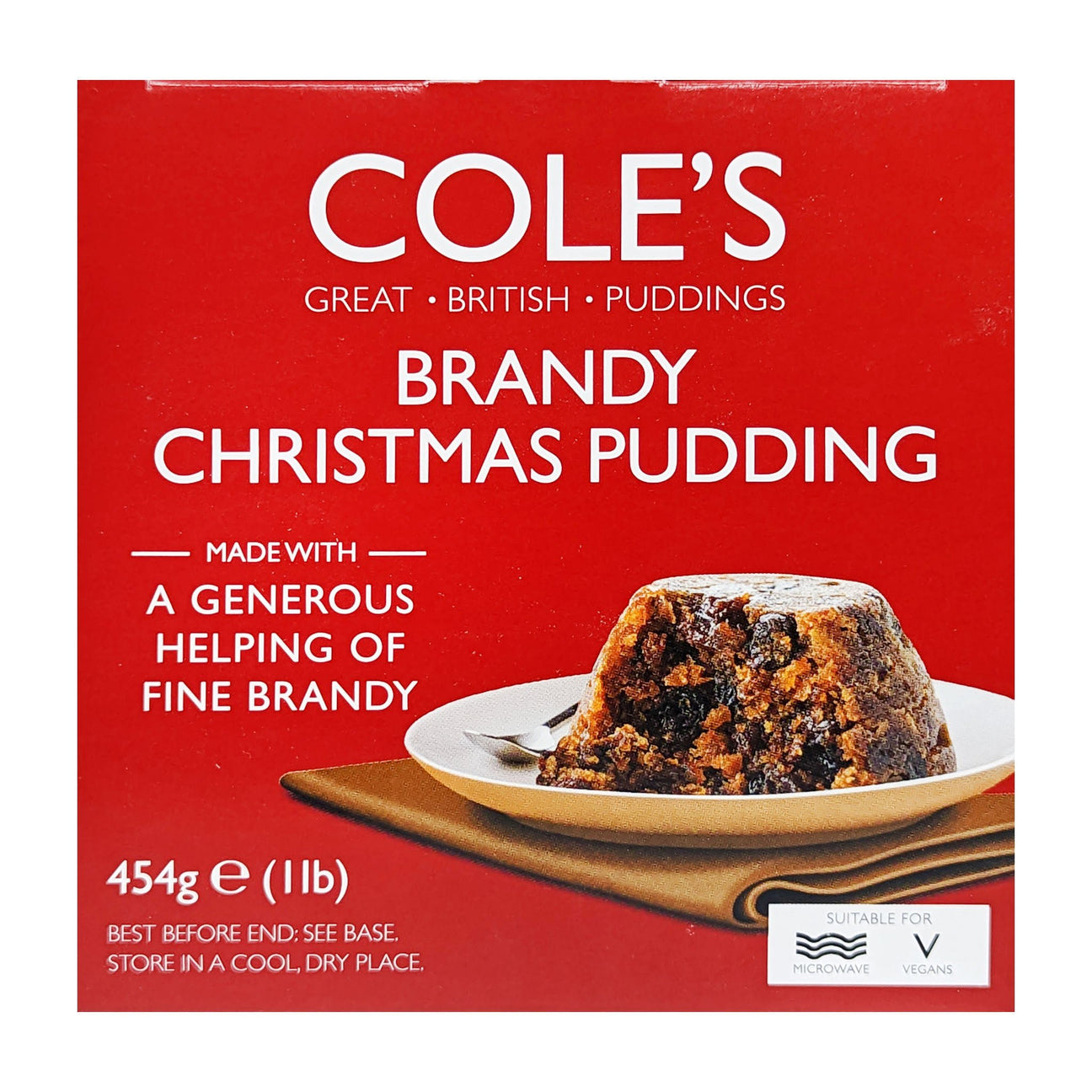 Cole's Brandy Christmas Pudding 454g – Blighty's British Store