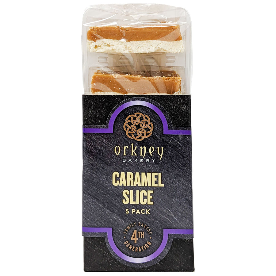 Orkney Bakery Caramel Slice 5 Pack 275g – Blighty's British Store