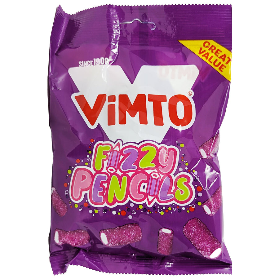 Vimto Fizzy Pencils 220g – Blighty's British Store